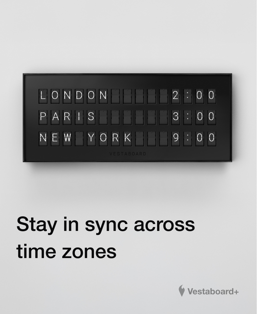 Vestaboard Note - Set the tempo for the ones you love